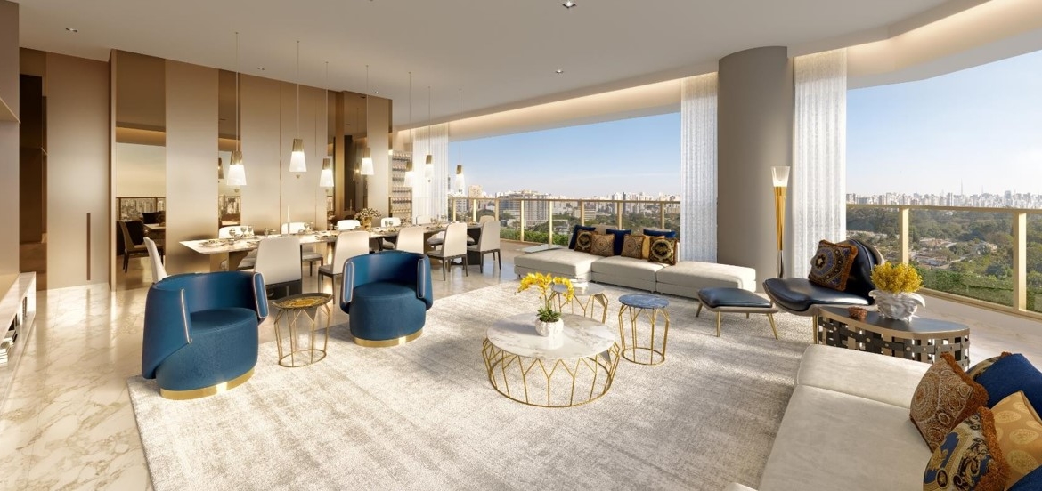 VILLA by Versace Home → Altíssimo Padrão de 149 a 221m² | Moema